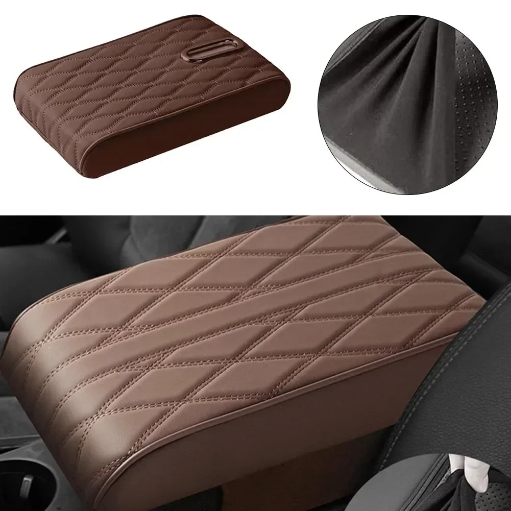Comfort Driving Pad Beige Memory Cotton Armrest Pad Fits Various Car ...
