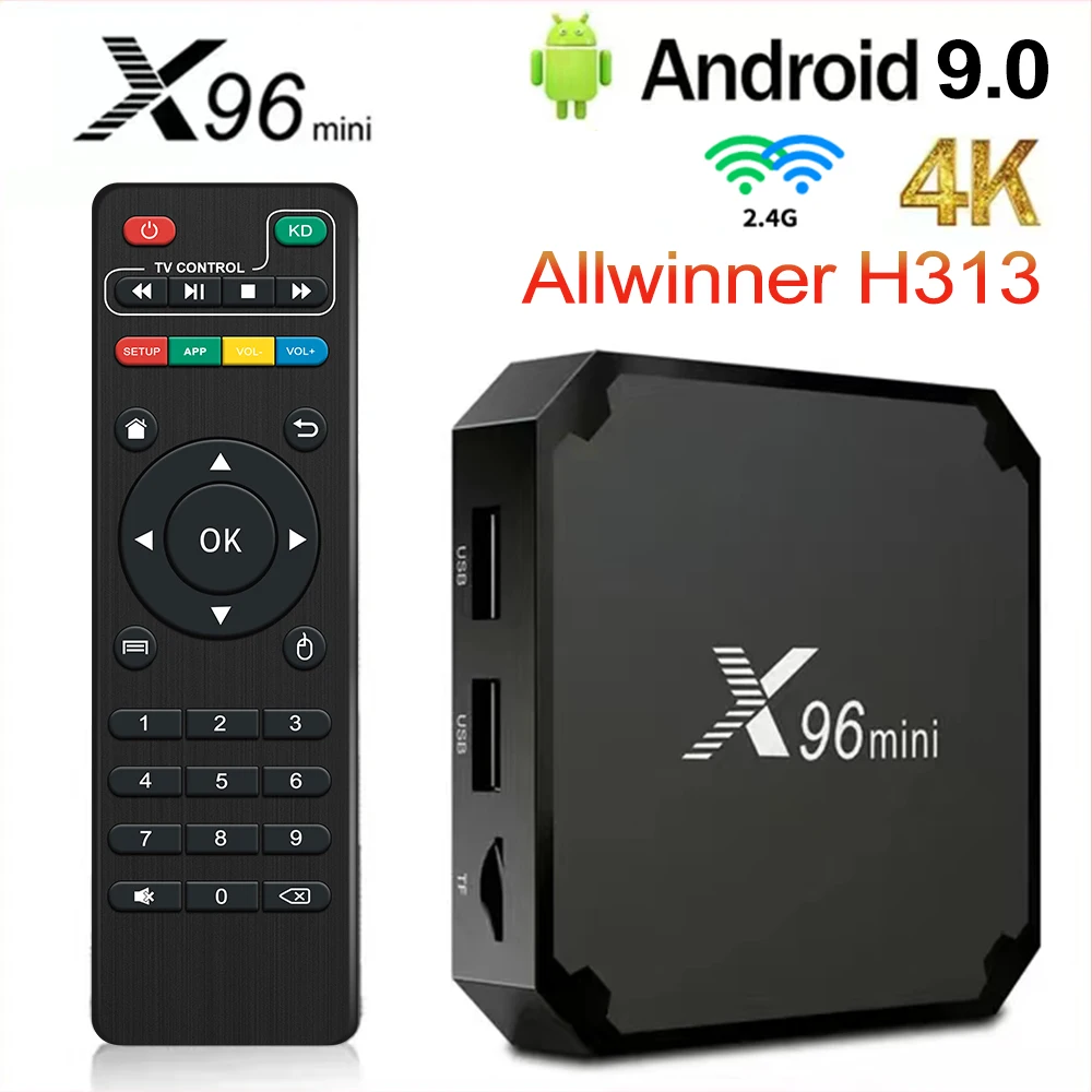 X96-Mini-Smart-TV-BOX-Android-9-0-1GB-8GB-Allwinner-H313-Quad-Core ...
