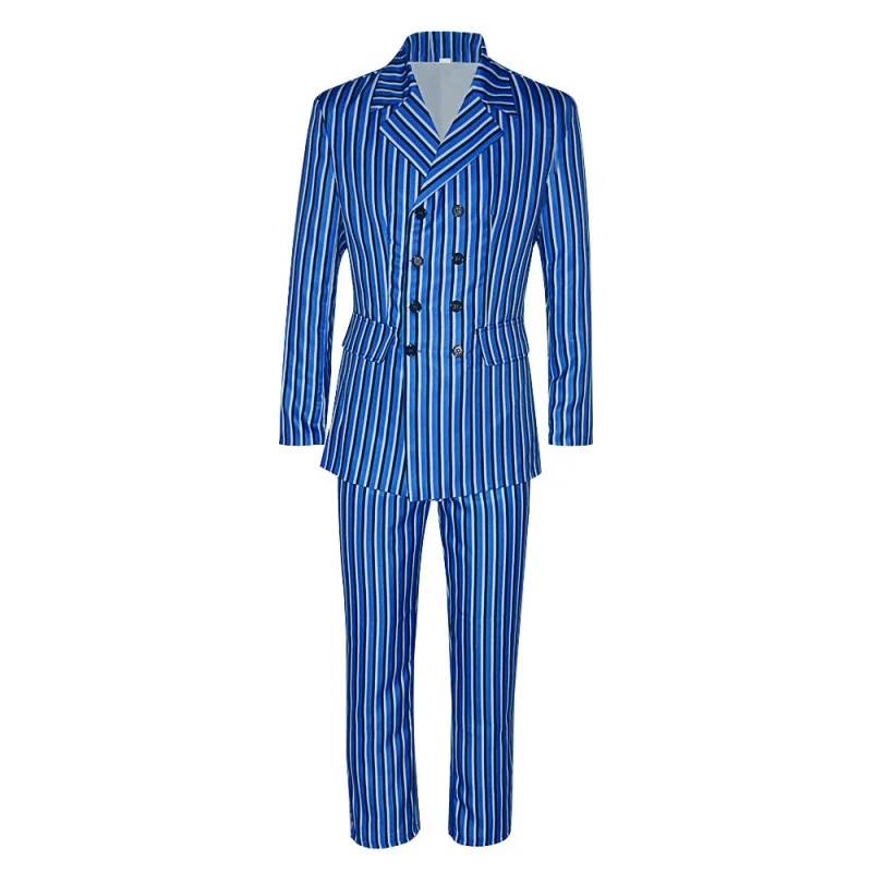 Movie Austin Powers Spy Who Shagged Me Blue Stripe Suits Man Carnival ...