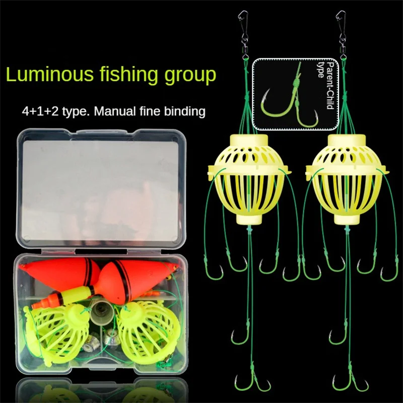 Head-Fish-Hook-Fluorescent-Bighead-Floating-Fishing-Silver-Carp-Nesting ...