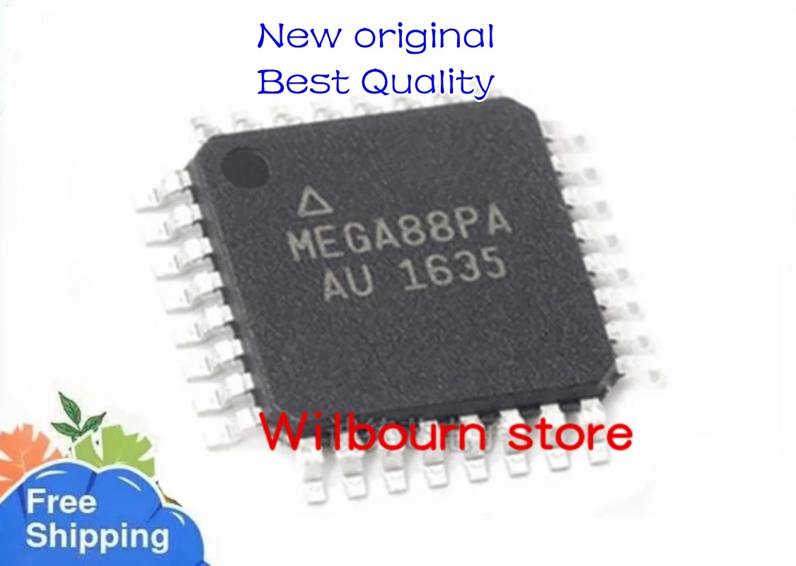 10PCS-100PCS-LOAT-ATMEGA88PA-AU-MEGA88PA-AU-MEGA88PA-U-TH-TQFP-32-100 ...