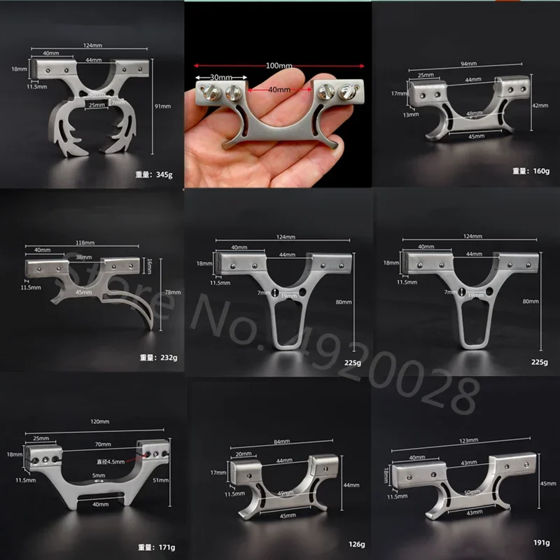 Stainless-Steel-Slingshot-Bow-Head-Straight-Rod-Telescopic-Folding ...