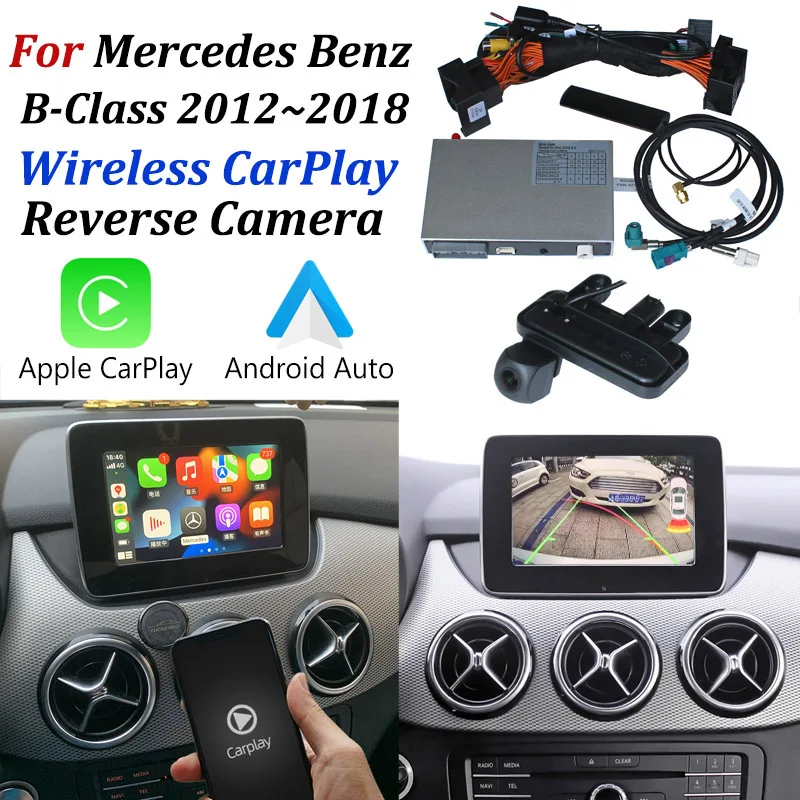 For-Mercedes-Benz-B-Class-W246-W242-2014-2020-Wireless-Car-Play-Apple ...