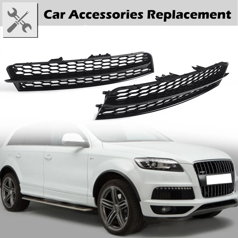 Rhyming-Front-Bumper-Lower-Grille-Radiator-Guard-Mesh-Fit-For-Audi-Q7 ...