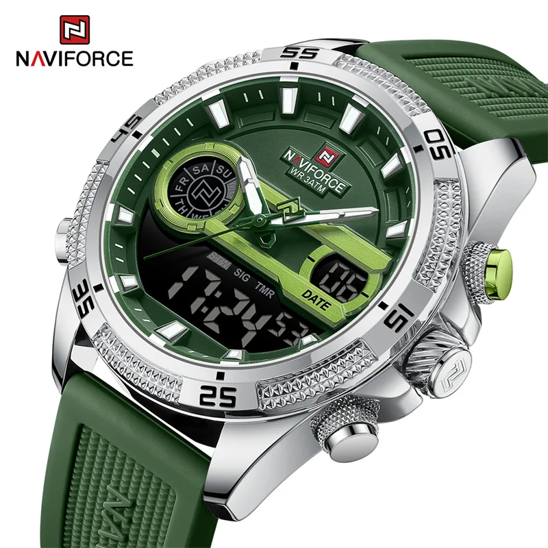 NAVIFORCE-Rel-gio-militar-imperme-vel-masculino-pulseira-de-silicone-rel-gio-de-pulso-casual ...