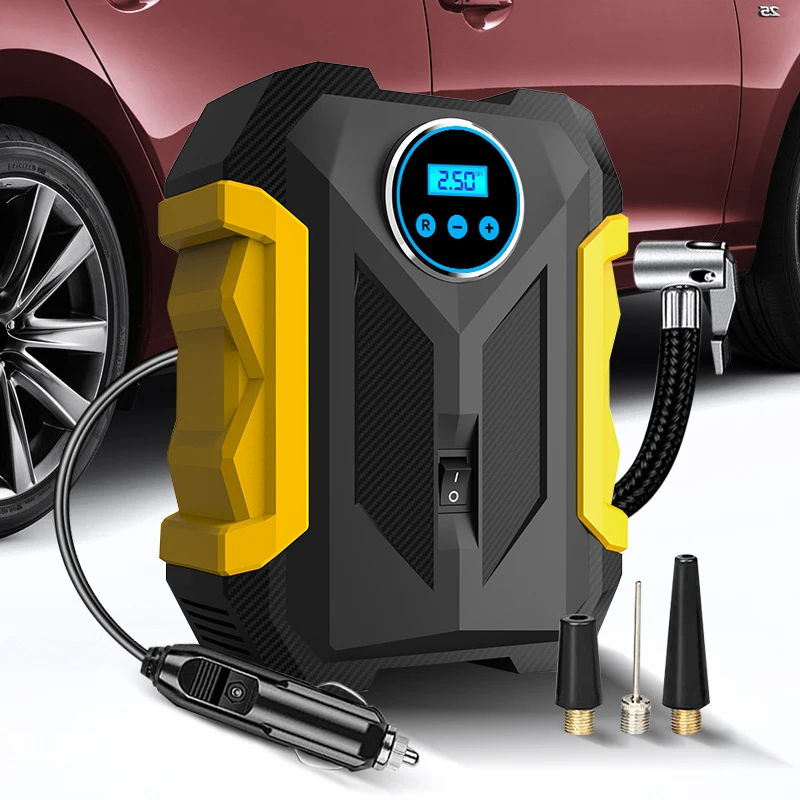 CARSUN-Car-Compressor-DC12V-PortabEle-Air-Compressor-Can-Measure-Tire ...