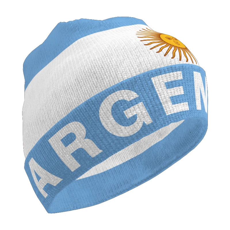 Argentina Knitted Hat Free Custom Name Winter Cold Pullover Argentine ...