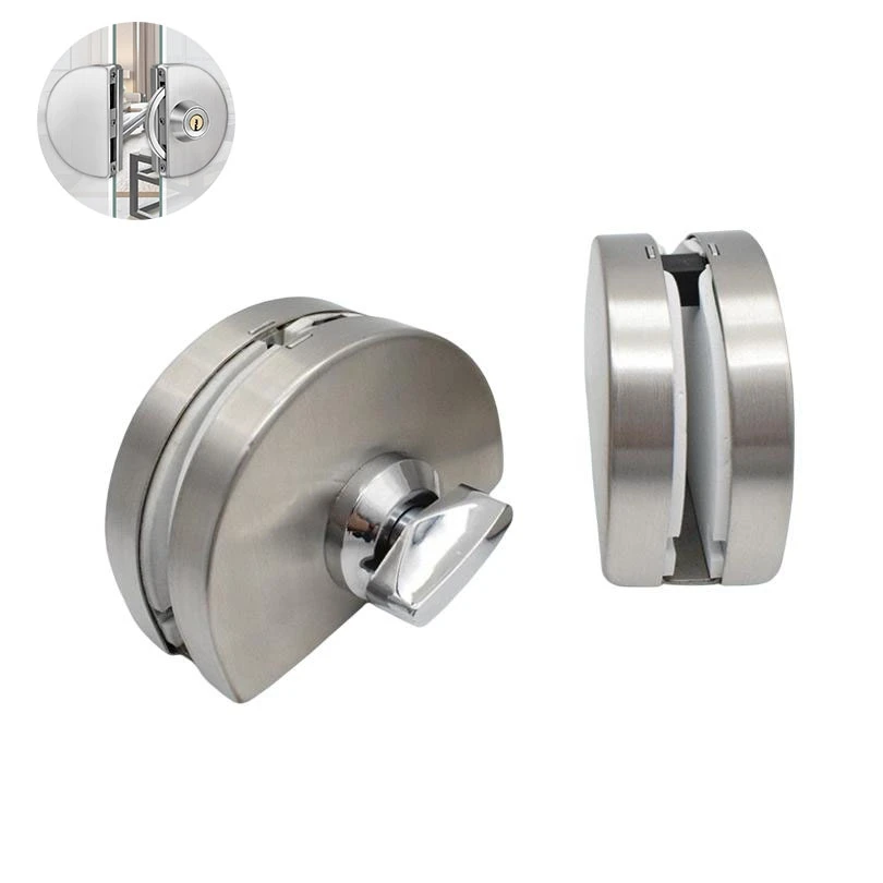 Stainless Steel Perforated Glass Door Lock 10mm 12mm Glass Door Anti ...