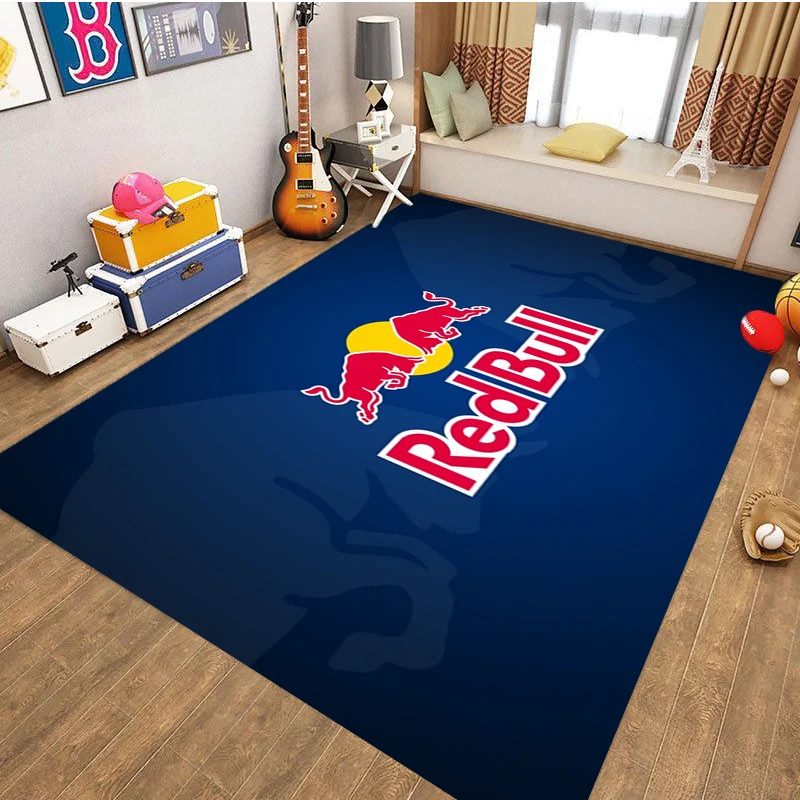 Fashion-printing-R-red-bull-pattern-Game-carpet-non-slip-living-room ...