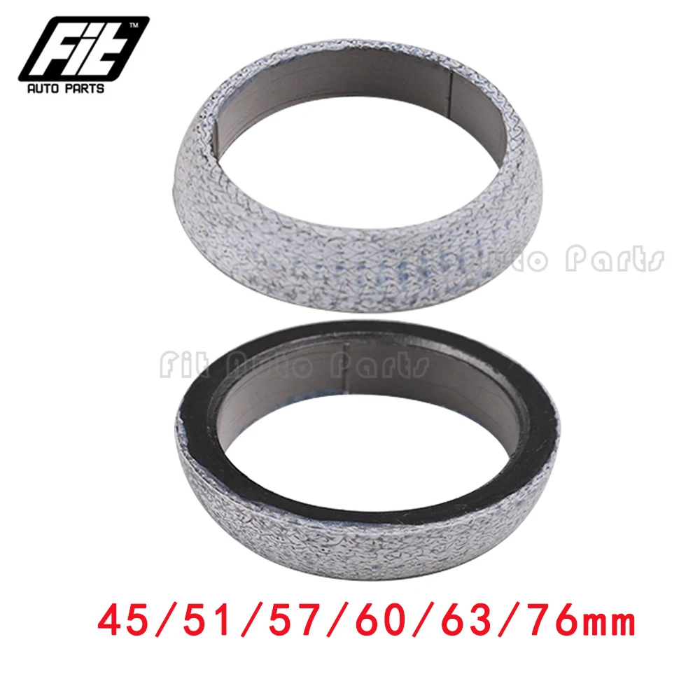 2PCS-45-76mm-Exhaust-Manifold-Downpipe-Donut-Gasket-Seal-Ring-Exhaust ...