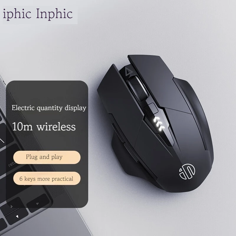 Inphic-Pm6-Wireless-2-4g-Bluetooth-Mouse-Rechargeable-Mute-Office ...