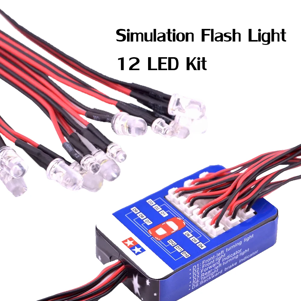 RC-12-LED-Lighting-Simulation-Flash-Light-Controllable-dual-flashing ...