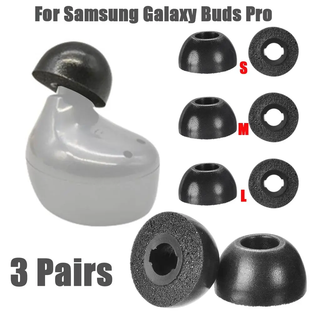 3-Pairs-Replacement-Memory-foam-Tips-for-Samsung-Galaxy-Buds-Pro ...