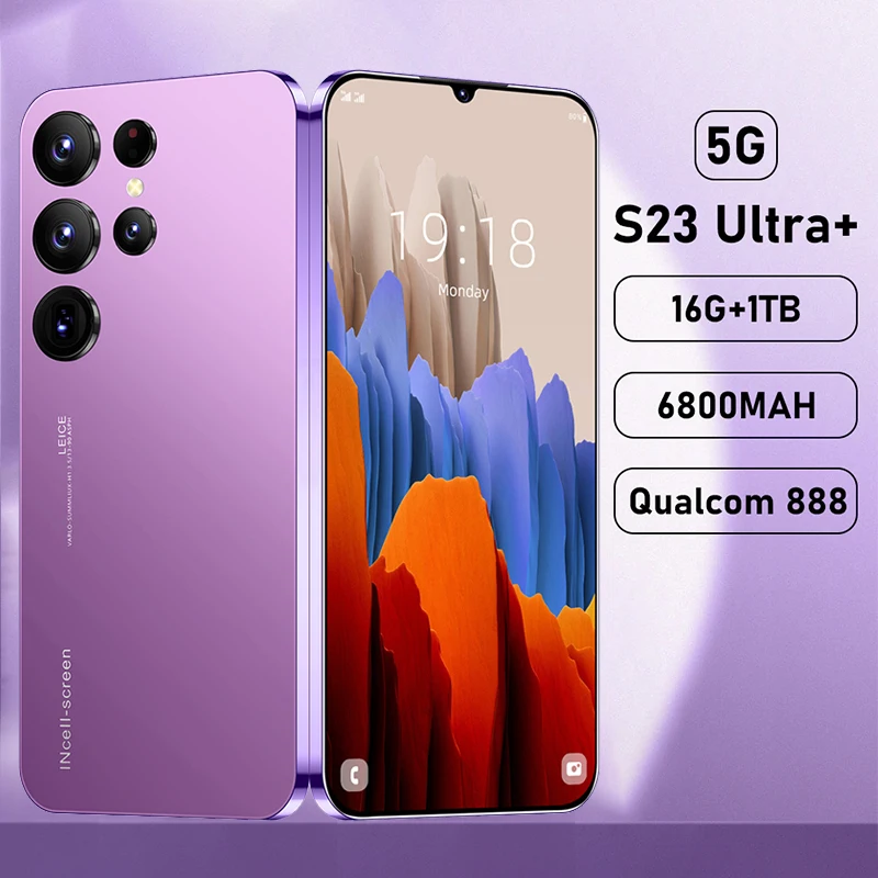 S23-Ultra-Smartphone-6-8-inch-HD-Drop-Screen-6800mAh-Android-Moblie ...