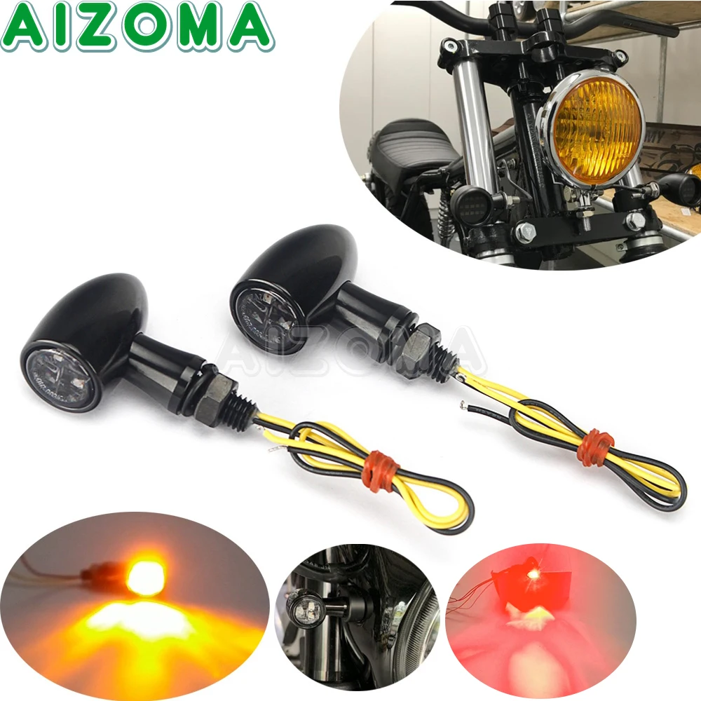 Motorcycle-Bullet-LED-Turn-Signal-Run-Indicator-Light-For-Harley ...