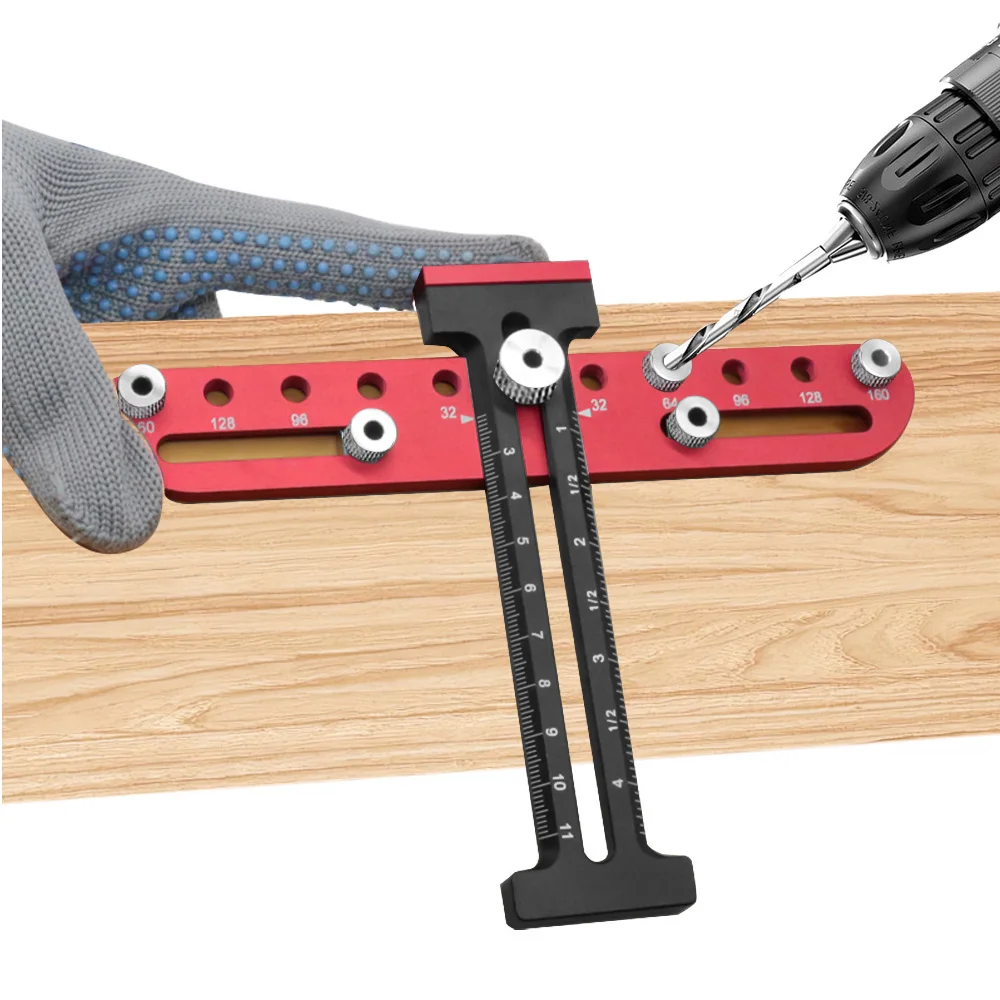 Door-Cabinet-Handle-Hole-Pitch-Punch-Locator-Cabinet-Hardware-Jig-for ...