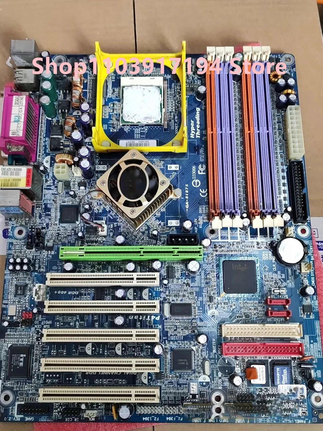 FOR-Gigabyte-GA-8I875-V2-0-Motherboard-875P-Dual-BIOS-supports-disk ...