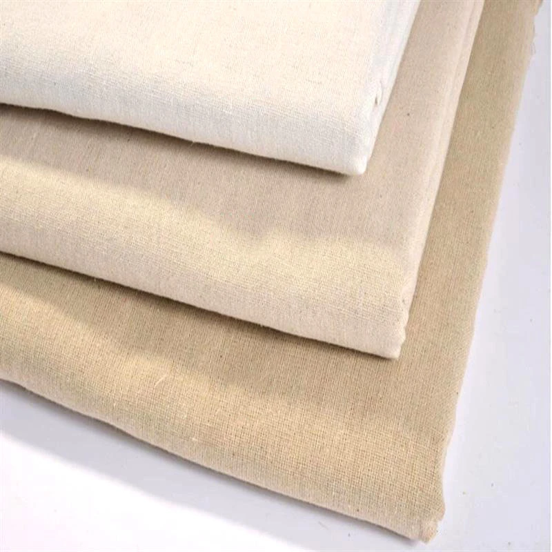 50x160cm Raw Cloth Faux Linen Cotton Fabric Rough Solid Linen Fabric ...