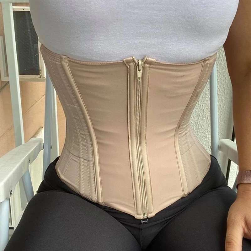 YAGIMI-Double-Compression-Waist-Trainer-Adjustable-Zipper-Body ...