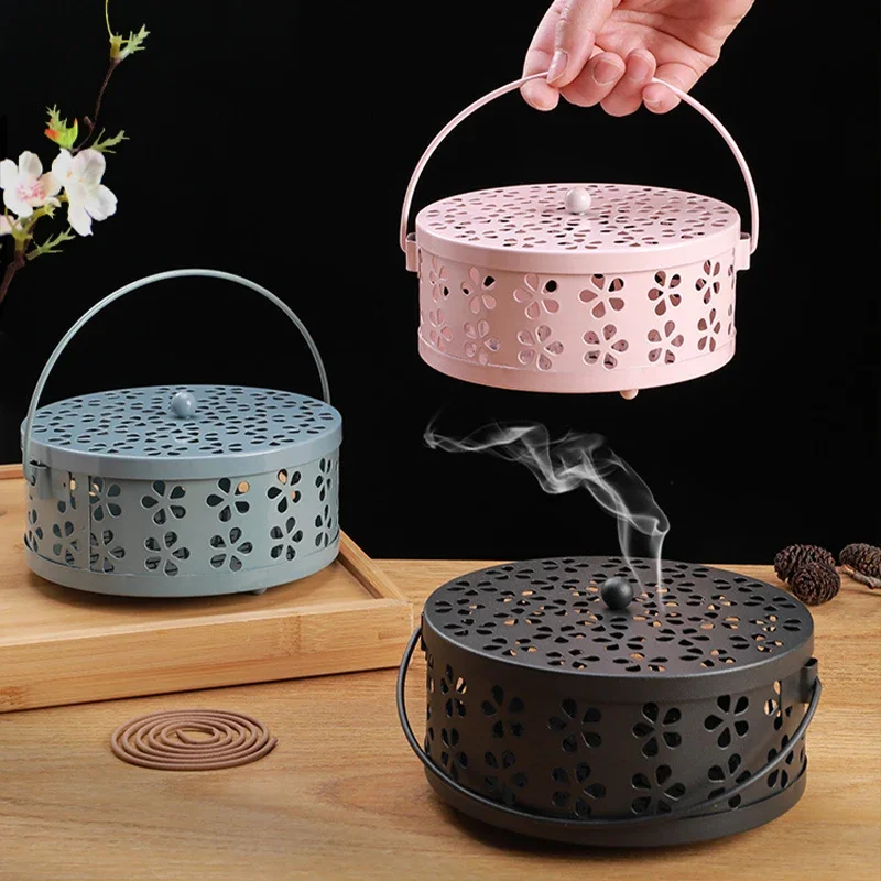 Portable-Mosquito-Coil-Tray-Holder-Home-Insect-Repellent-Anti-fire ...