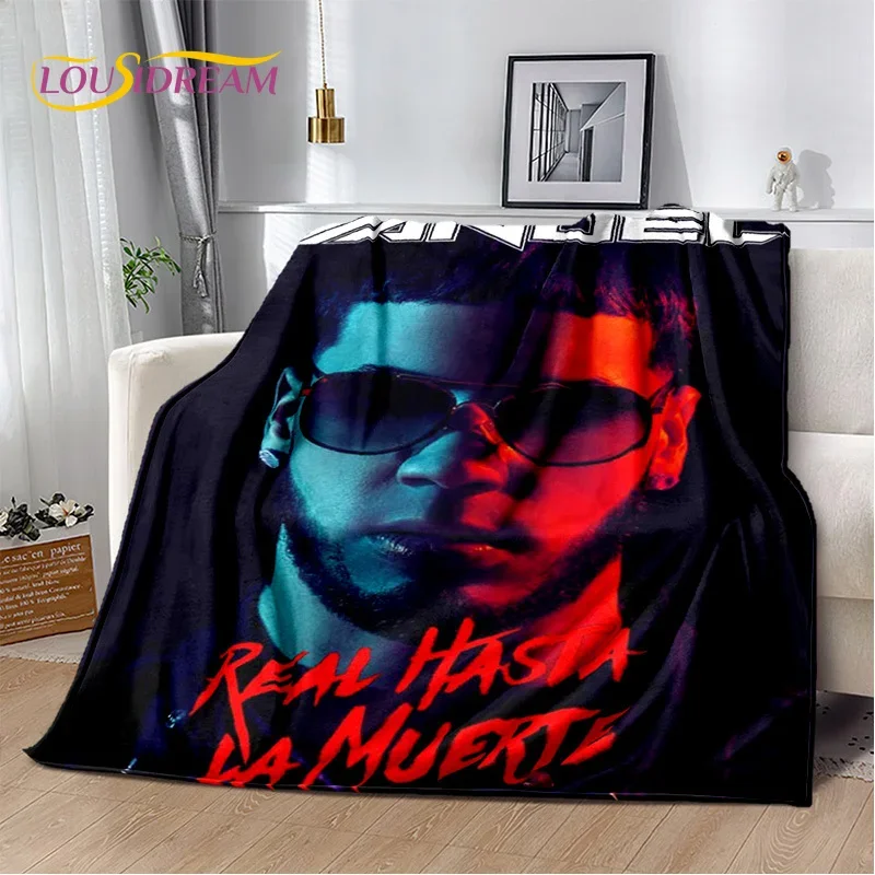 Singer-free-Anuel-AA-rapper-Hip-Hop-3D-soft-plush-blanket-flannel ...