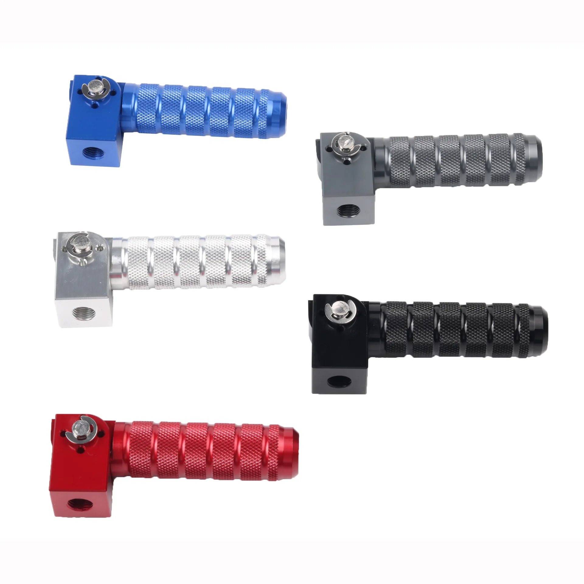 M12-2-5IN-Thread-CNC-Universal-Pedals-Folded-Footrest-Footpeg-For ...