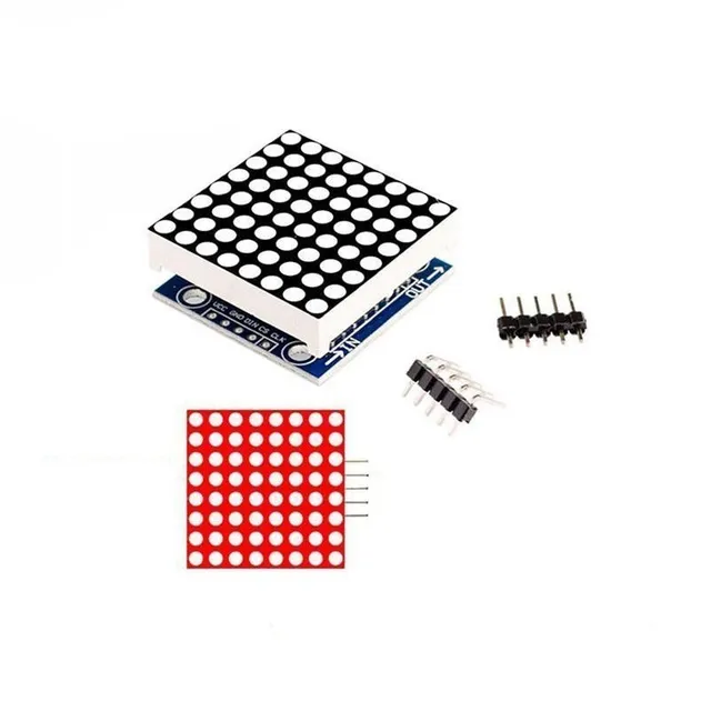 MAX7219 Dot Matrix Module For Microcontroller 4 In One Display with 5P Line