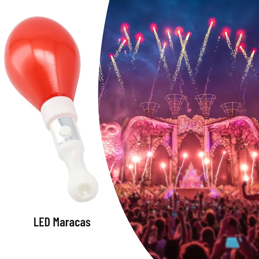 Multi-Color-LED-Maracas-Flashing-Light-Lamp-Sensory-Glowing-Sand-Hammer ...