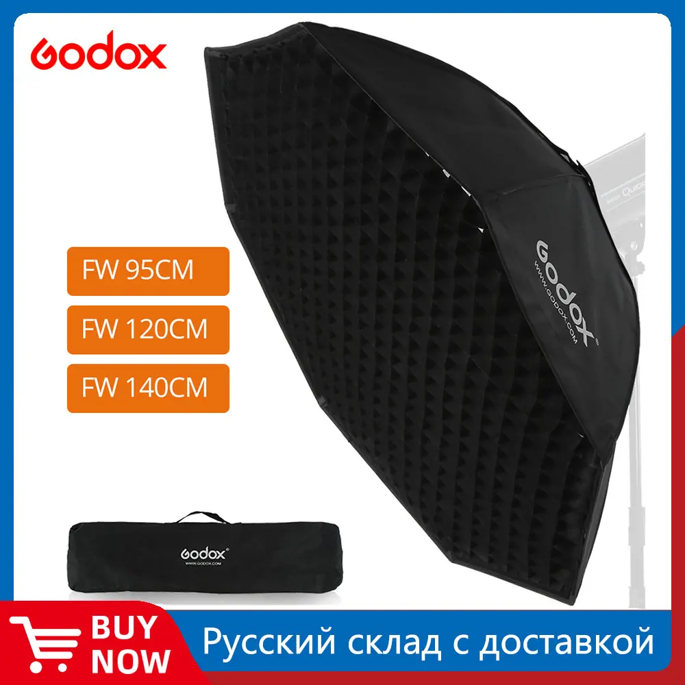 Godox 95cm 120cm 140cm Studio Octagon Honeycomb Grid Softbox Reflector ...