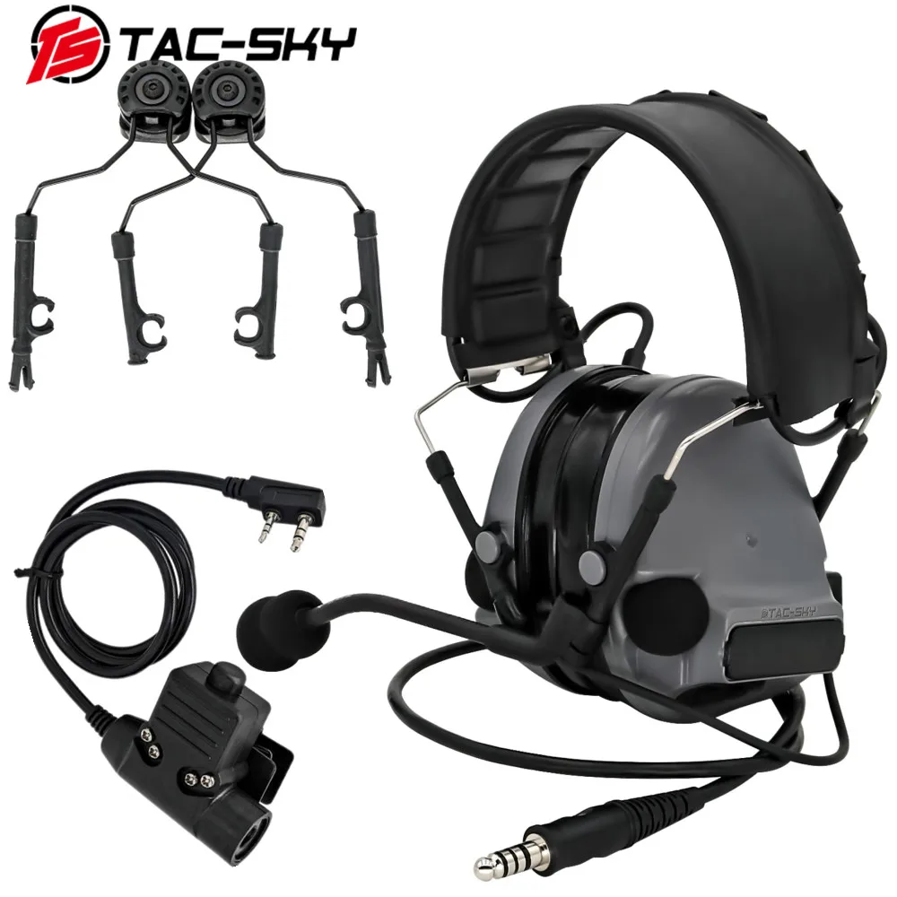 Ts Tac-sky Comtac Iii Noise Cancelling Shooting Headphones Tactical ...