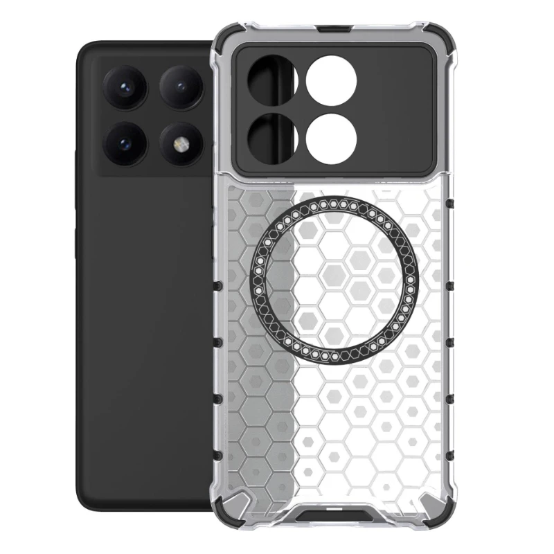 For Xiaomi POCO X6 Pro 5G Magnetic Ring Back Cover Phone Case Magsafe ...