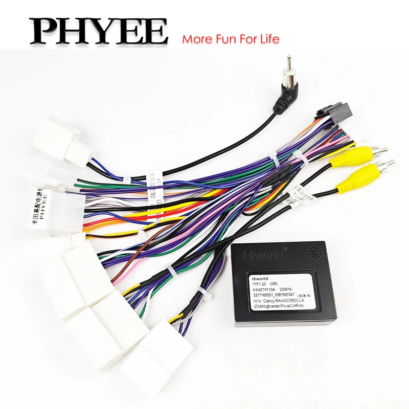 CAN Bus Wiring Harness 28/24/16 Pin, SWC & Reverse Camera Retention ...