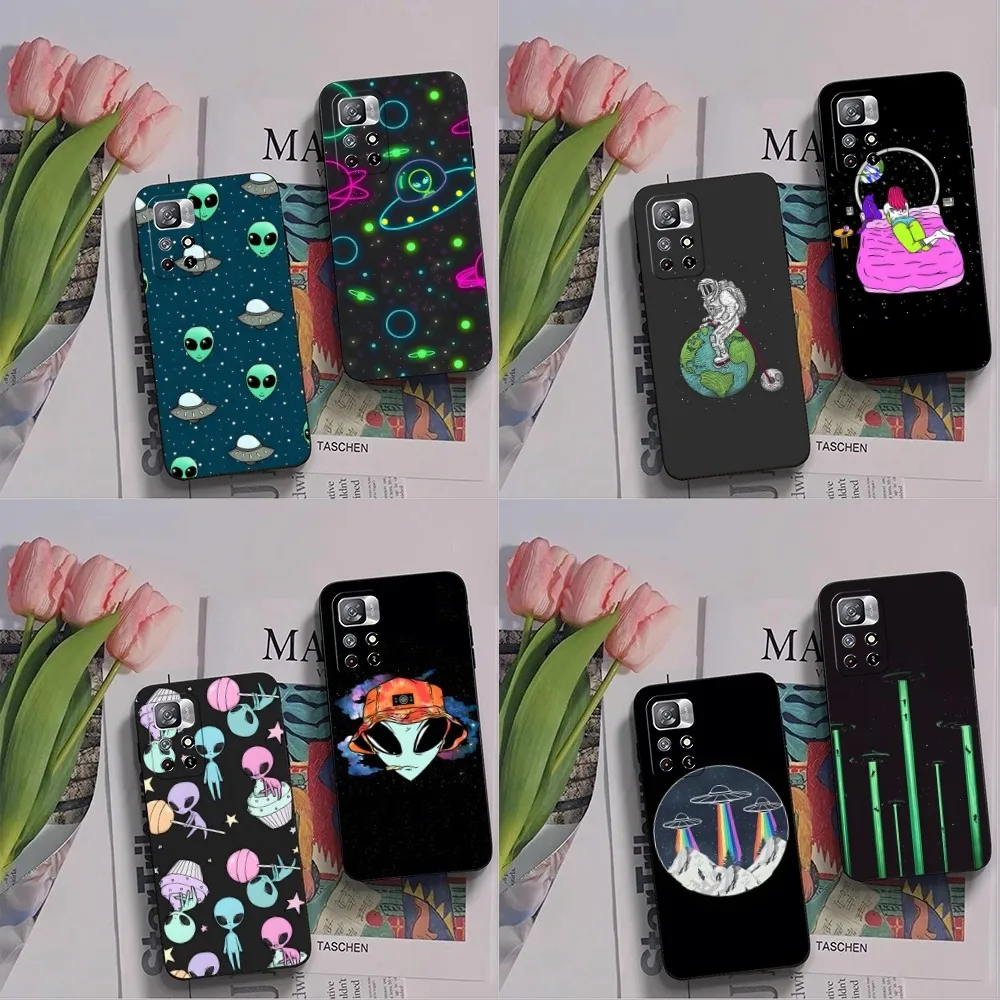 cartoon-alien-space-Phone-Case-for-Xiaomi-Redmi-Note-14-13-12-11-9 ...