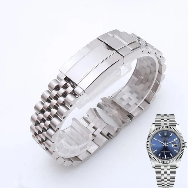 For Rolex Sub GMT Yacht Daytona 20mm Men Watch Strap Luxury Bracelet ...