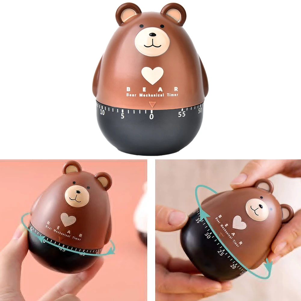 1pc New Plastic Kitchen Timer Egg Timer Countdown Timer Mechanical ...