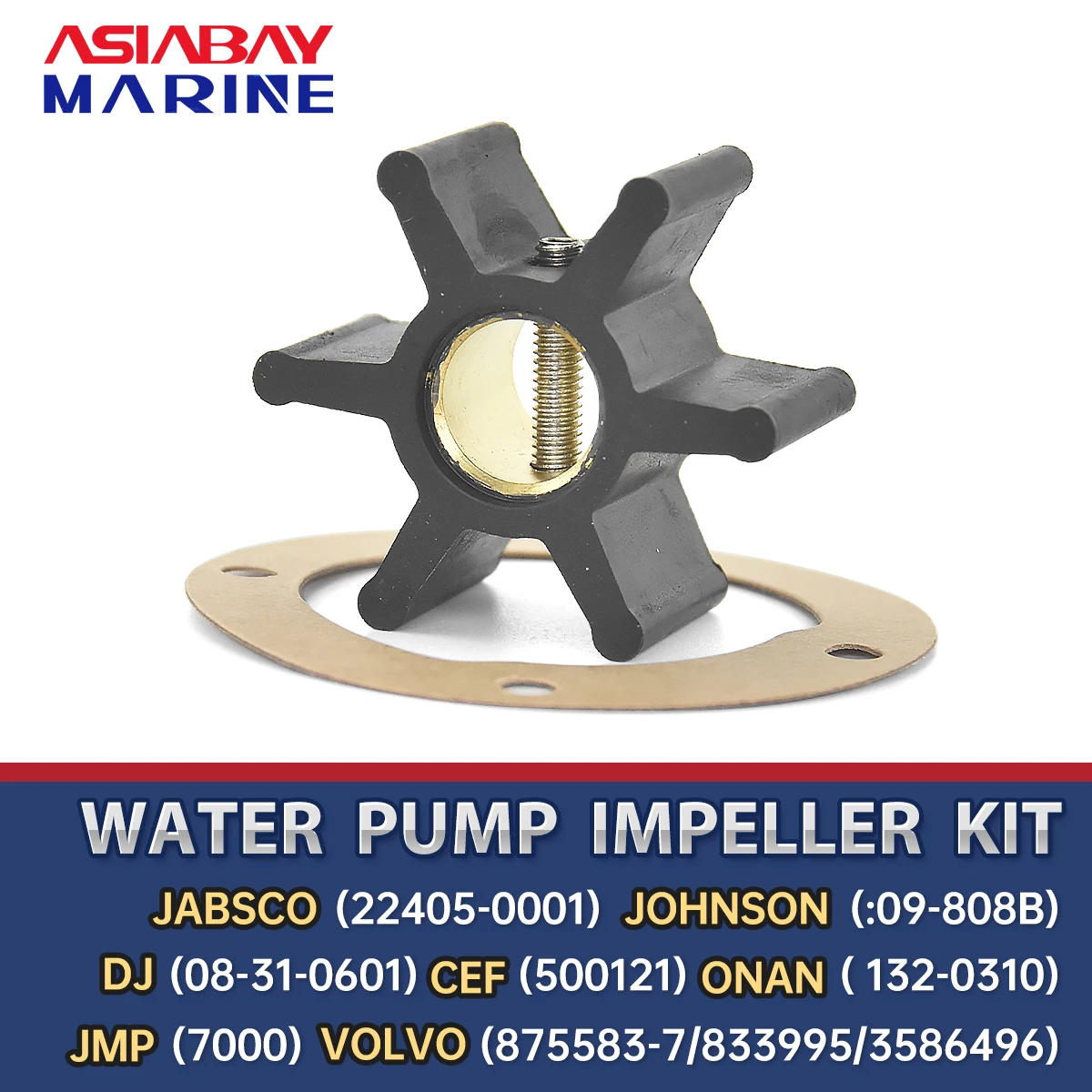 Inboard-Flexible-Water-Pump-Impeller-Kit-For-Engine-Part-JABSCO-22405 ...