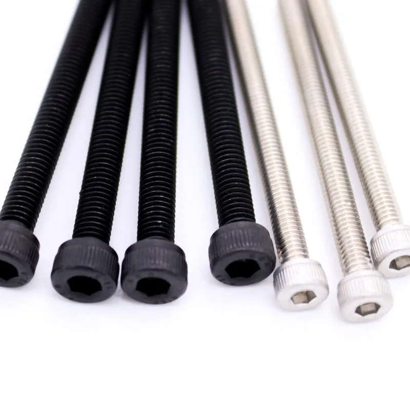 10pcs-M3-M4-M5-M6-M8-304-A2-Stainless-Steel-Black-grade-12-9-steel ...