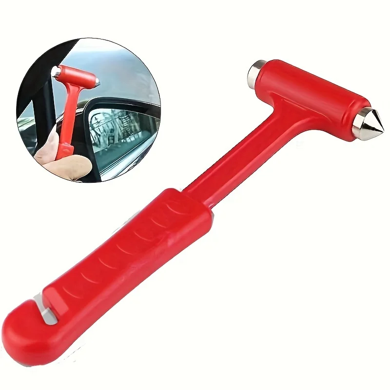 1pc-Multi-functional-Safety-Hammer-Window-Breaker-Long-Handle-Solid ...