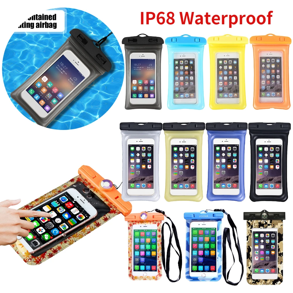 Waterproof Phone Case For Iphone Samsung Xiaomi Swimming Dry Bag ...