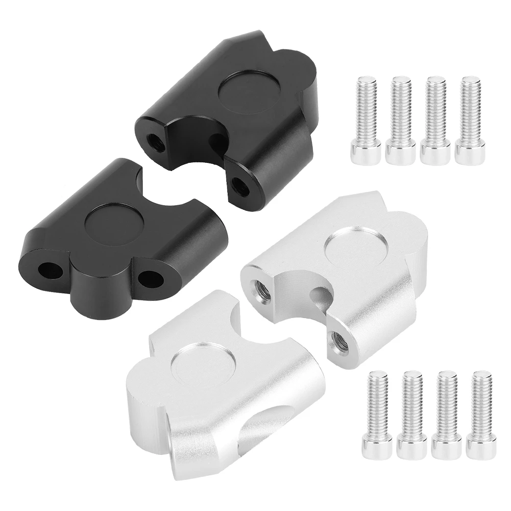 22mm-Universal-Motorcycle-Handle-Riser-Handlebar-Clamp-Back-Move-Mount ...