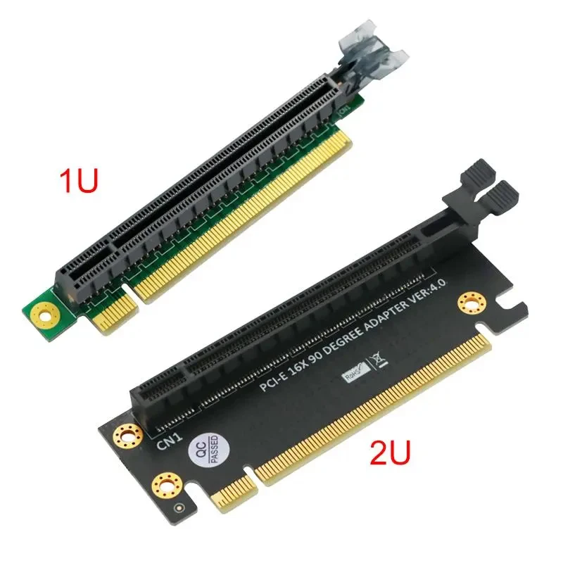 1x-PCIe-90-Degree-Right-Angle-180-Degree-Flat-Insertion-PCI-e-PCI ...