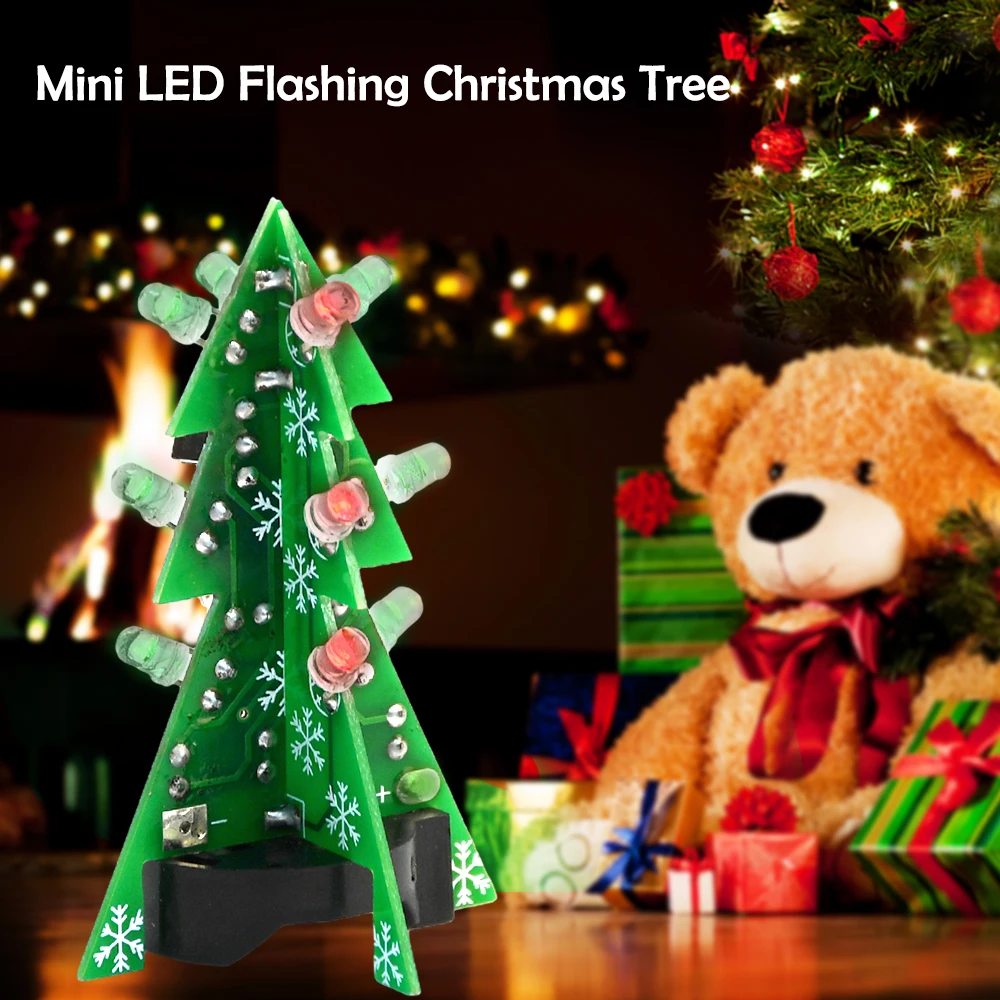 DIY-3D-Christmas-Tree-Soldering-Practice-Electronic-Science-Assemble ...