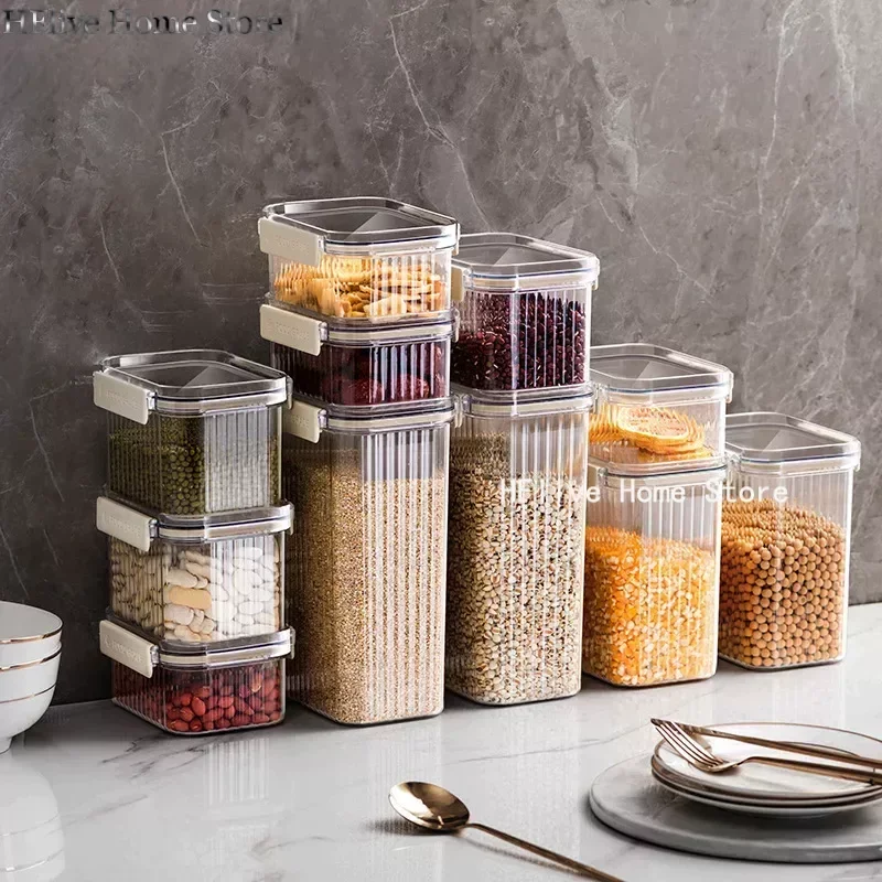 Storage-Boxes-Rice-Container-Kitchen-Accessories-Organizer-Fridge ...