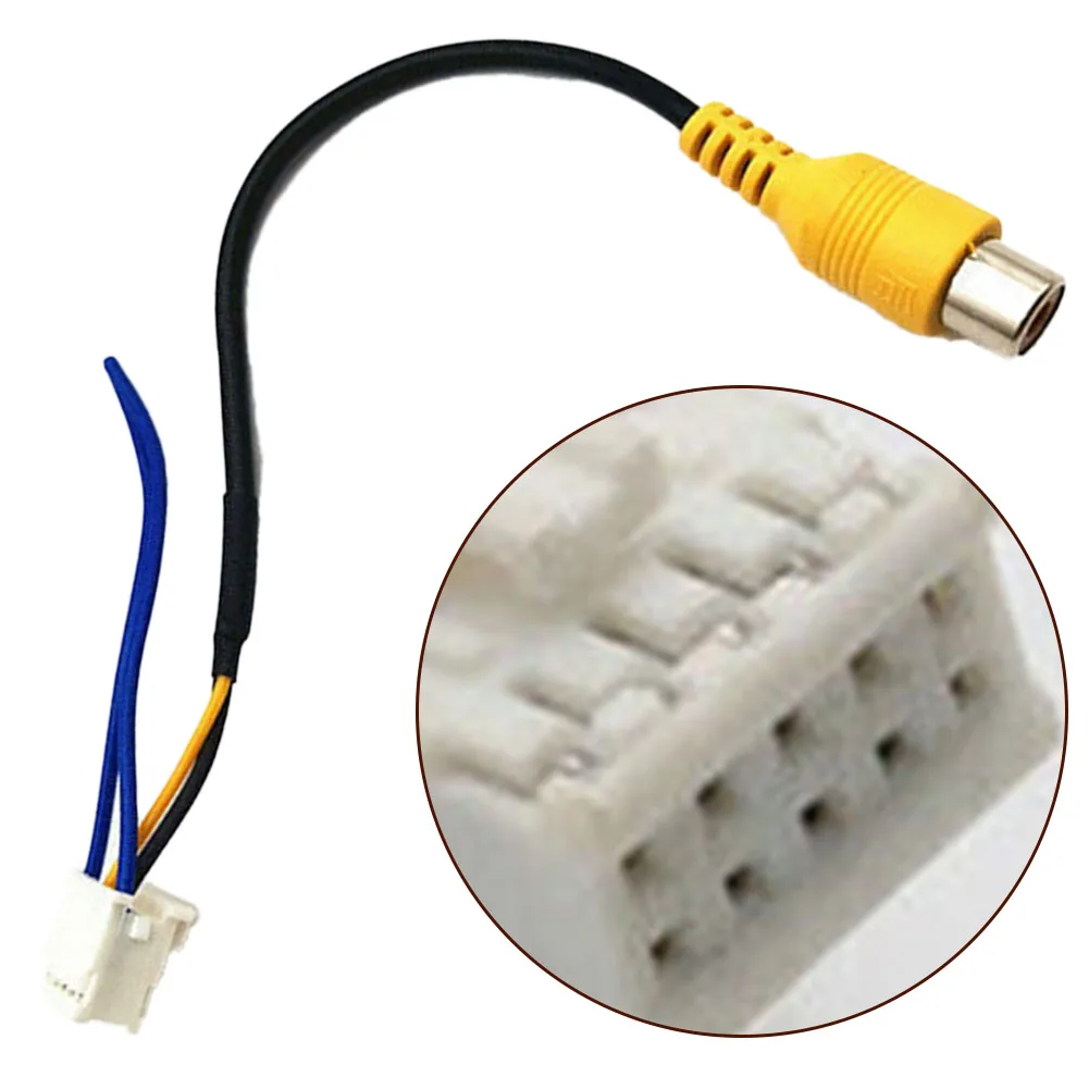 10-Pin-RCA-Camera-Wiring-Connector-Rearview-Backup-Camera-Cable-Adapter ...