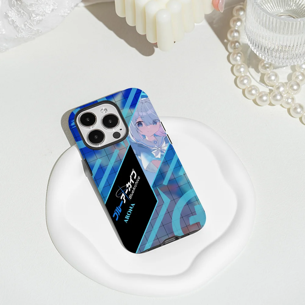 Синий архив ARONA, чехол для телефона, пленочный корпус для IPhone 16 ...