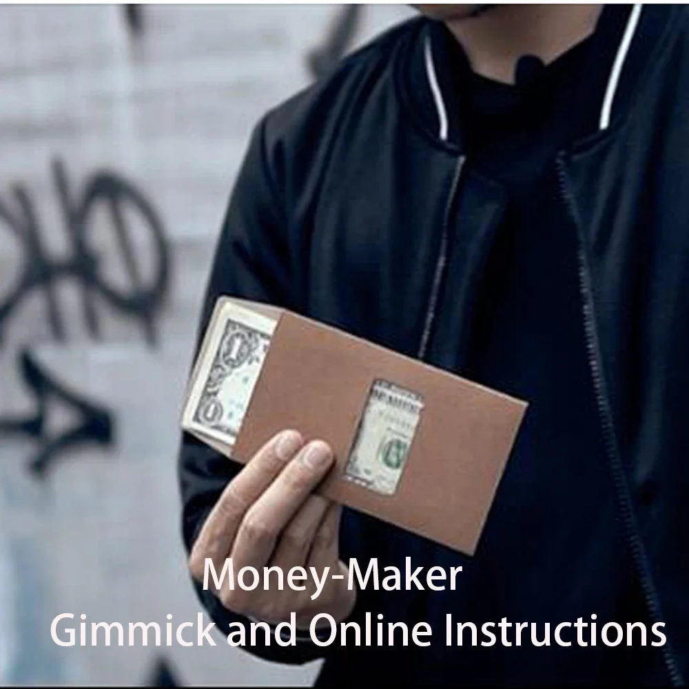 Money-Maker-Gimmick-and-Online-Instructions-Magic-Tricks-Stage-Close-up ...
