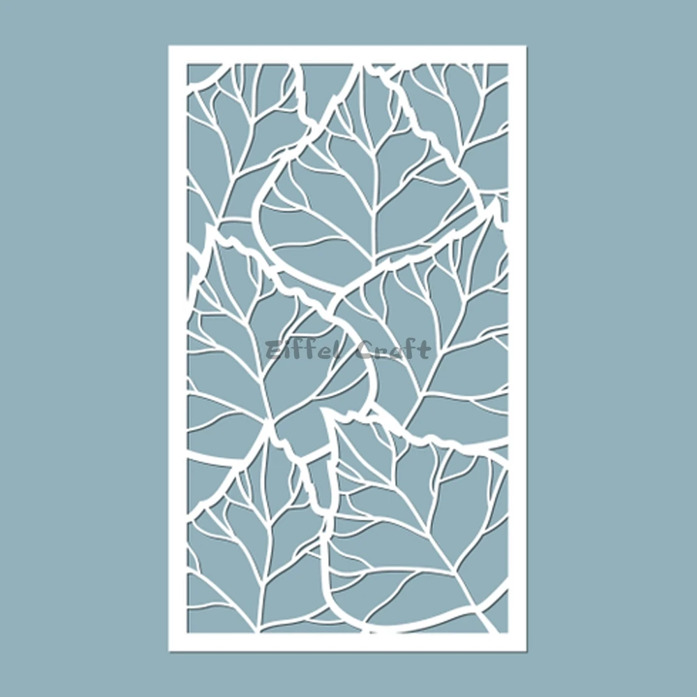 Leaves Leaves Background Frame Craft Paper Dies Cut For Card Making Diy ...