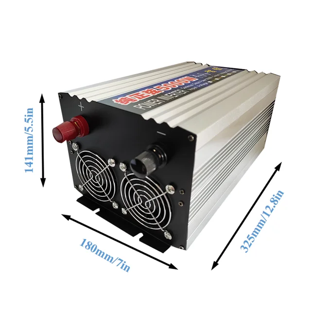 China Factory 5000W Pure Sine Wave Inverter Solar Power Inverter 12v 220v DC/AC Converter 24v ...