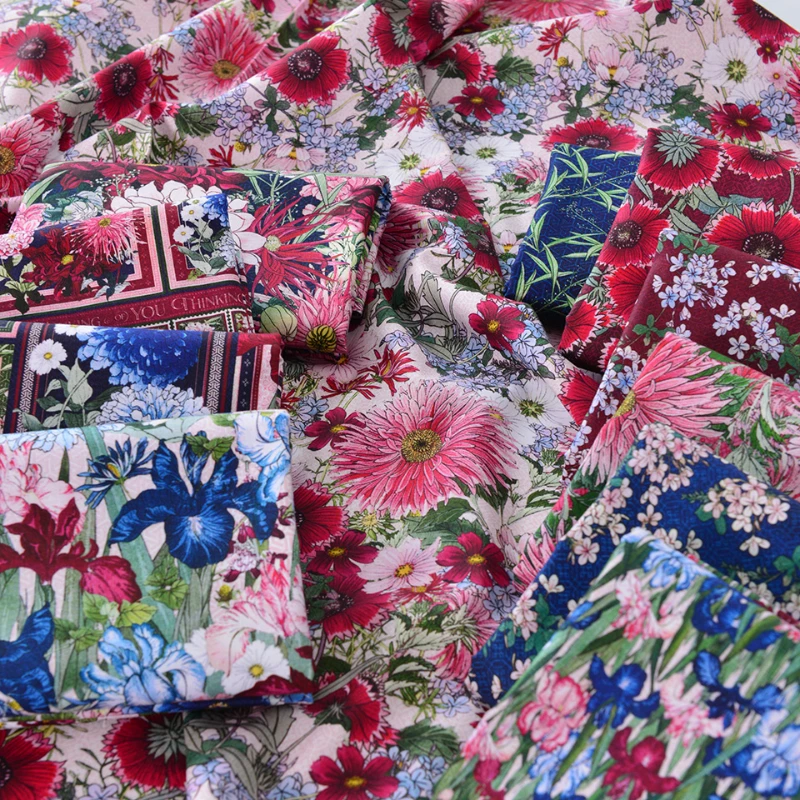 110x50cm-DIY-Cotton-Fabric-for-Handmade-Flower-Handbooks-Clothes-and ...