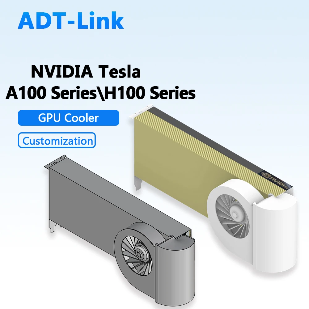 Graphics Card GPU Cooler for Nvidia Tesla A100 H100 L20 L40 170HX A800 ...